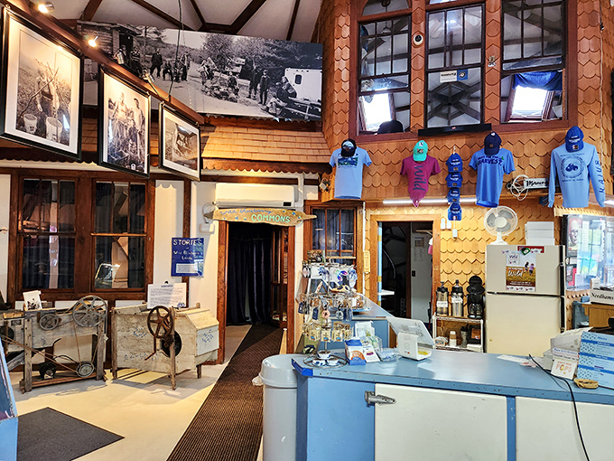 Step inside to discover a treasure trove of blueberry history, where vintage photos and memorabilia tell the story of Maine's beloved fruit.