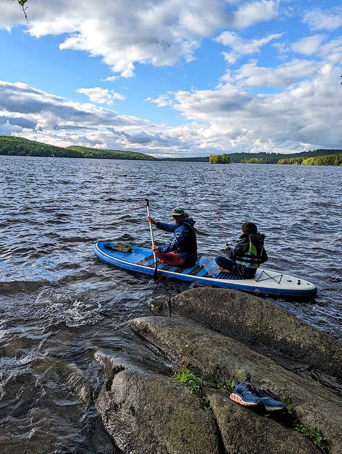 Adventure awaits on Maidstone's pristine waters, where paddlers discover secluded coves and inlets far from the digital world's constant pings.