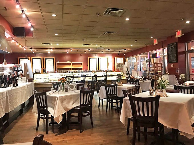 The interior strikes that perfect balance between elegant and approachable &ndash; white tablecloths without the attitude.