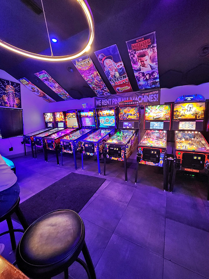 Pinball wizards find their happy place among these immaculately maintained machines, each one a portal to flipper-flipping bliss.