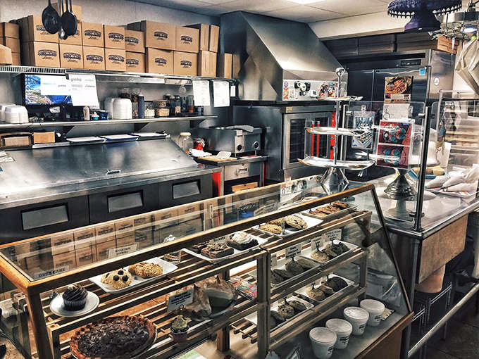 Behind the scenes at dessert headquarters, where magic happens daily. This kitchen isn't just producing pastries &ndash; it's manufacturing happiness.