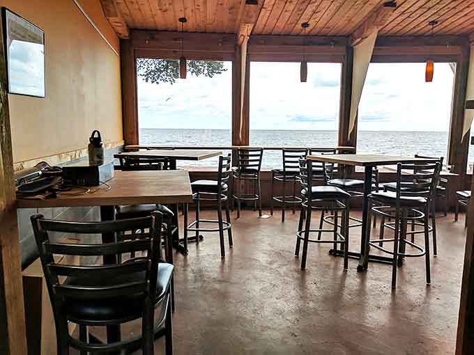 Breathtaking Lake Superior views accompany every bite at Sydney's, where nature's majesty meets culinary excellence.