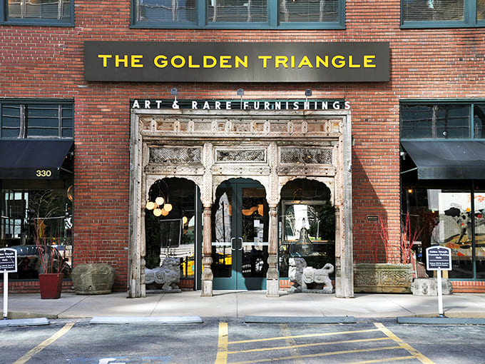 That ornate doorway isn't just an entrance, it's a statement that says "abandon boring decor, all ye who enter here."