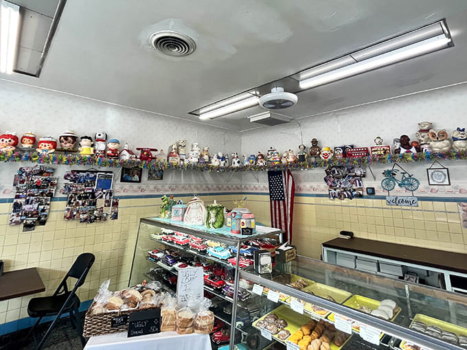 Inside Van's, time stands still &ndash; shelves lined with whimsical cookie jars and figurines watch over the daily parade of pastries and neighborhood regulars.