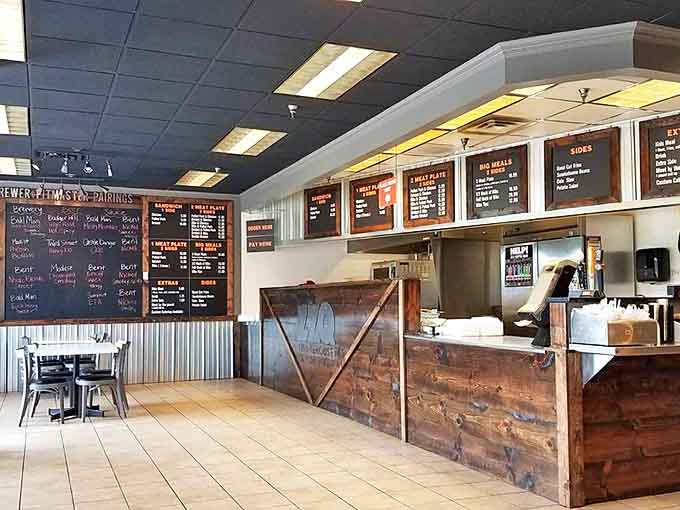 Clean, casual, and completely focused on what matters: the food you're about to devour with unbridled enthusiasm and zero regrets.