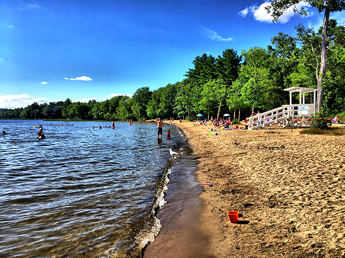 Beach day perfection without the crowds &ndash; where children build sandcastles and adults rebuild their sanity.