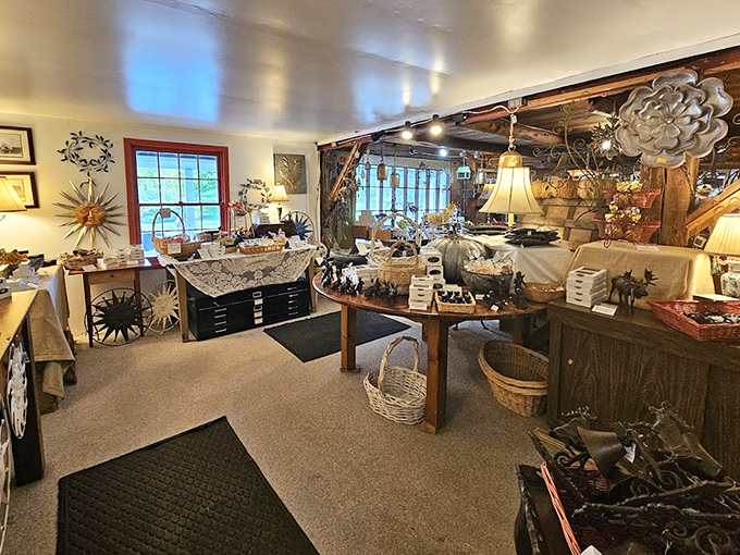 Inside, the cozy Vermont atmosphere creates the perfect backdrop for serious chocolate browsing – warm, inviting, and filled with temptation.