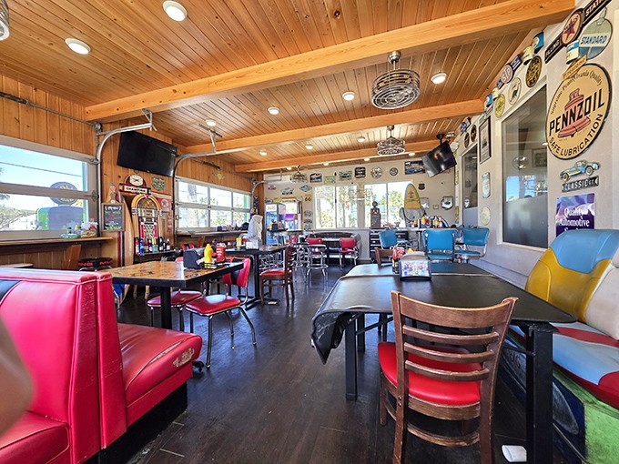 Every booth and corner bursts with vintage signs, classic car memorabilia, and enough nostalgia to make your parents misty-eyed.