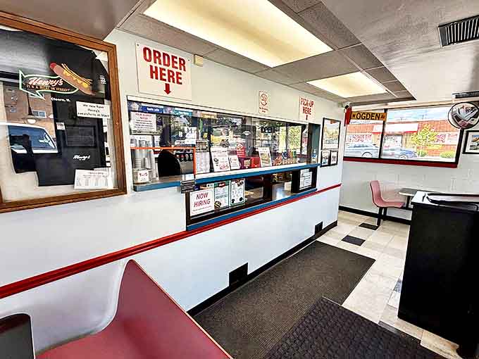 Step inside and be transported to arcade heaven, where vintage game art covers the walls and a disco ball casts magical light across the room.