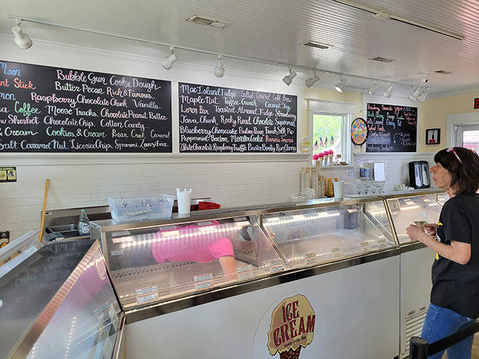 The menu board stretches like a poet's dream &ndash; over 50 flavors that turn decision-making into a delicious dilemma.