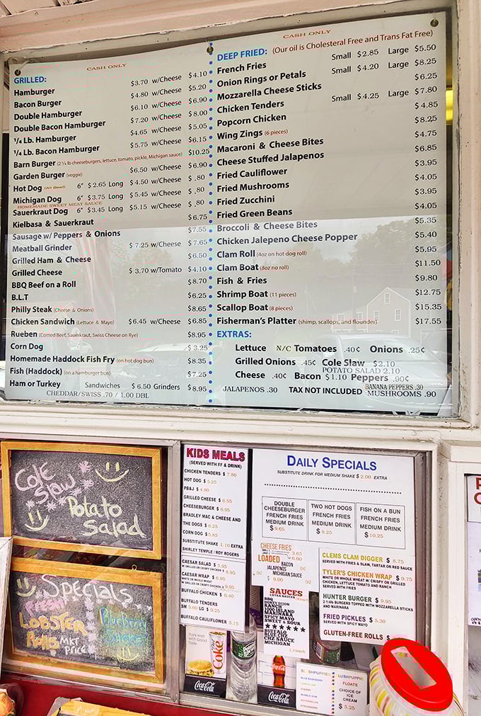 This isn't just a menu board &ndash; it's a roadmap to happiness, with every item representing decades of perfected recipes and satisfied customers.