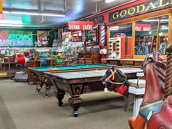 These pool tables have hosted more friendly competitions than a neighborhood bowling league, and they're still ready for action.