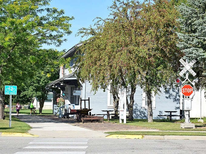 Downtown charm on full display with historic buildings that have witnessed generations of stories unfold along these welcoming streets.