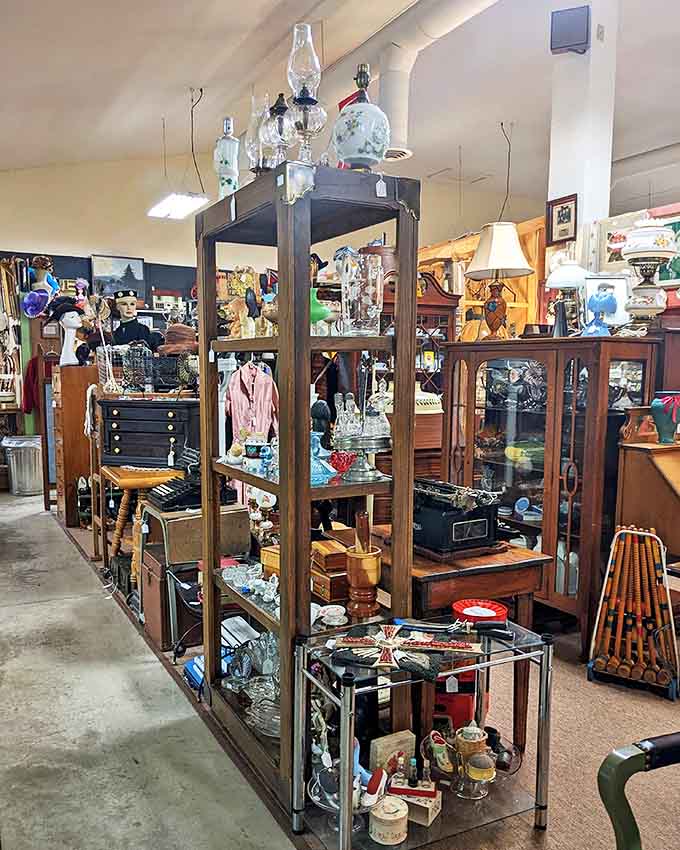 Treasures await around every corner in this labyrinth of memories, where each booth tells a different story through carefully curated collections.