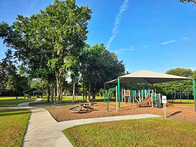 Alligator Lake Park offers peaceful trails and picnic spots where nature provides the entertainment &ndash; just keep a respectful distance from the namesake residents!