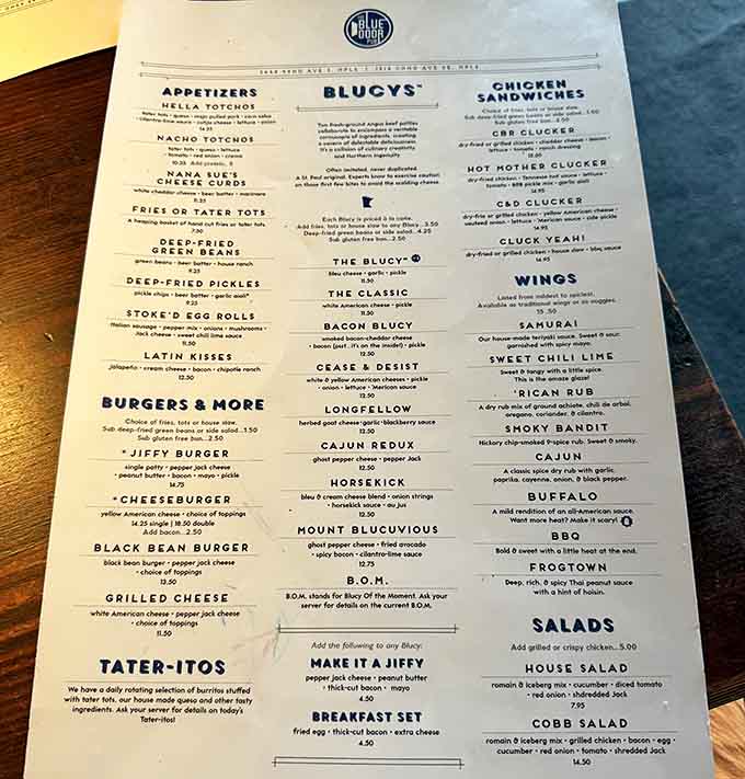 This menu reads like a greatest hits album of comfort food, with creative Blucys and appetizers that'll make decisions difficult.