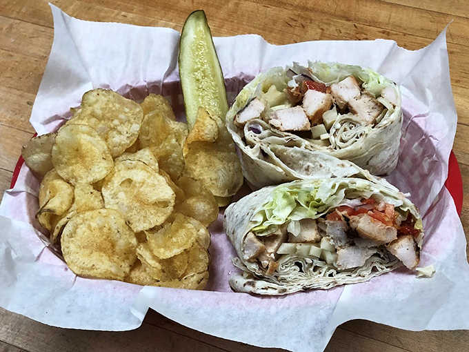 The breakfast wrap that launched a thousand food pilgrimages &ndash; eggs, meat, and cheese nestled in authentic lefse.