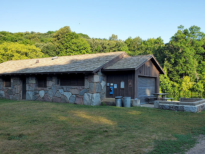 These stone structures built by the Civilian Conservation Corps in the 1930s have more staying power than most modern relationships.