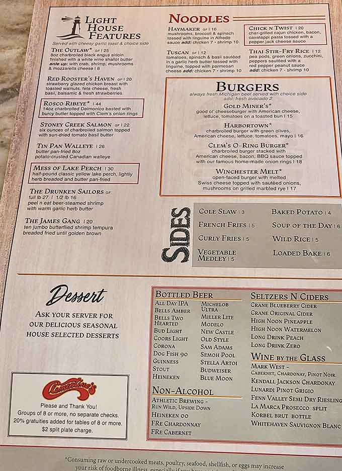 A treasure map of culinary delights, Clementine's menu showcases Michigan's finest ingredients transformed into comfort food classics that satisfy both body and soul.