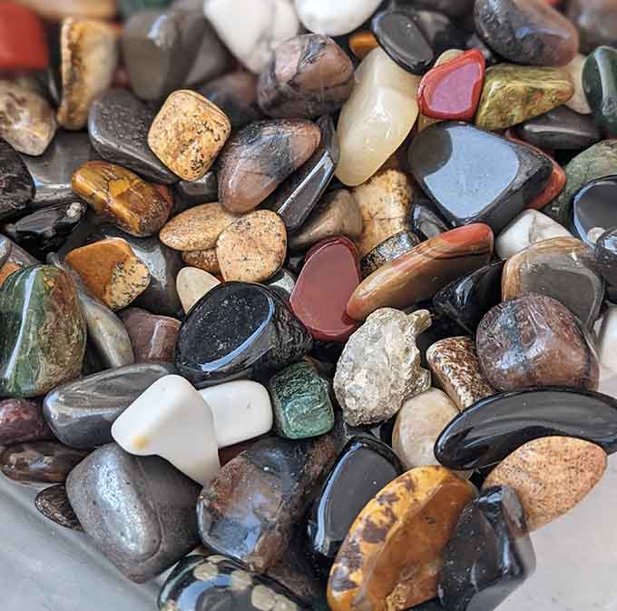 These polished beauties are what you're hunting for, each one a tiny masterpiece that nature spent millions of years creating just for you.