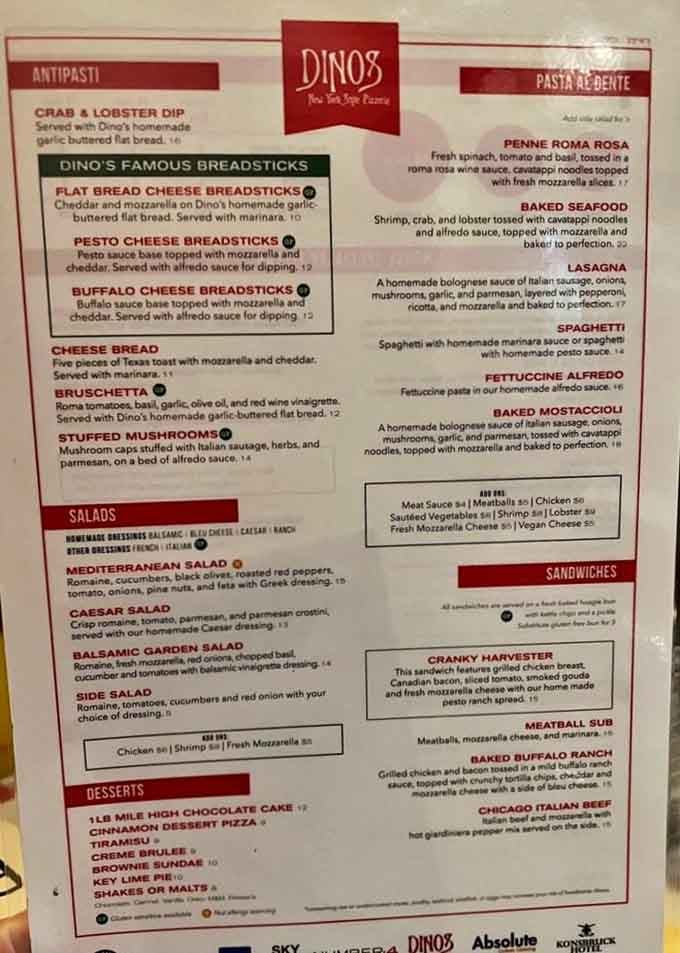 The menu reads like a greatest hits album, but that taco pizza steals the show every time.