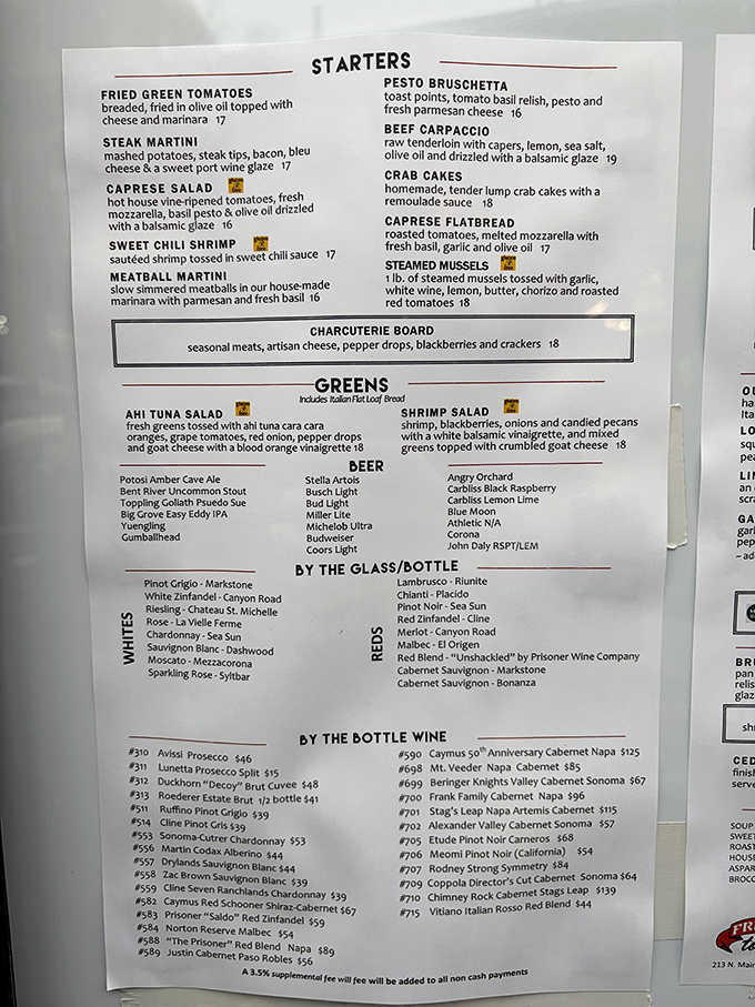 A gastronomic roadmap to happiness, featuring everything from their namesake fried green tomatoes to seafood treasures and hearty steaks.