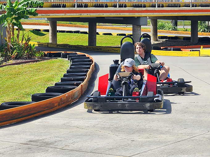 Curves and straightaways create the perfect racing canvas where family rivalries are born and bragging rights are earned.