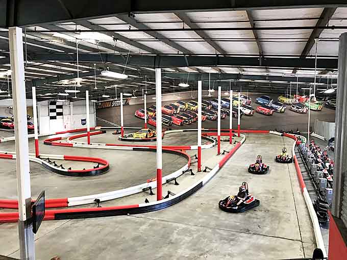 Where rubber meets road and friendly rivalries are born &ndash; the indoor track keeps the Florida heat at bay while temperatures rise on the circuit.