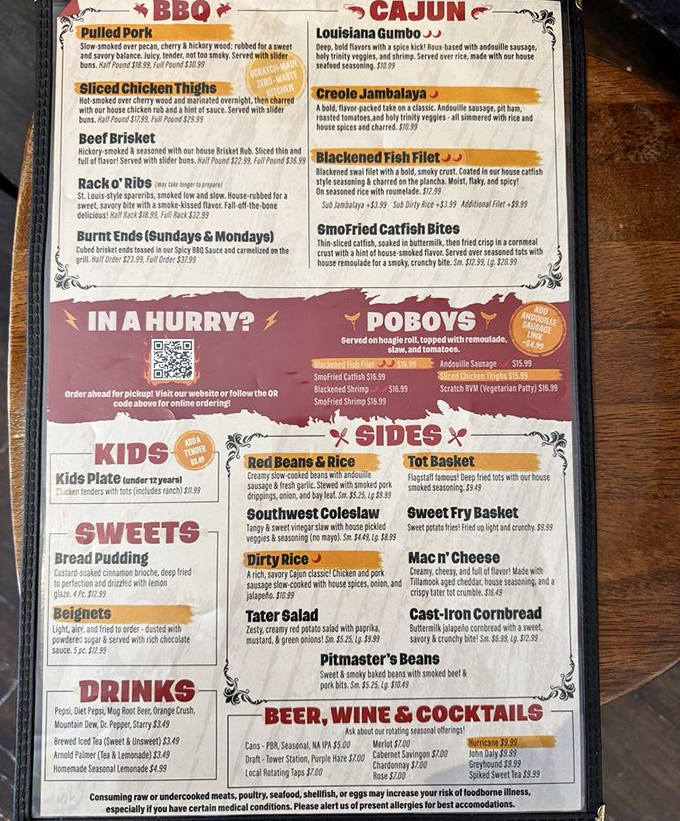 The menu reads like a love letter to Louisiana with a Southwestern pen pal &ndash; decisions, decisions!
