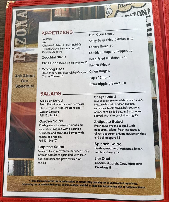 No fancy fonts or pretentious descriptions here &ndash; just straightforward offerings that deliver big on flavor without the fuss.