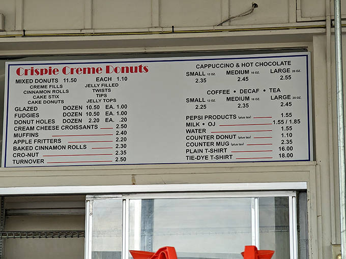 Simple pleasures at honest prices - the menu board tells you everything you need to know without fancy frills or pretension.