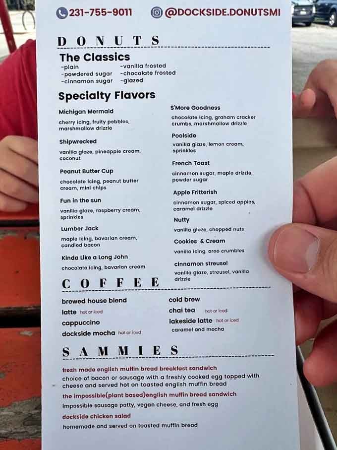 Menu: Not just a list of options but a roadmap to happiness. Each description promises a flavor adventure that somehow manages to exceed expectations.