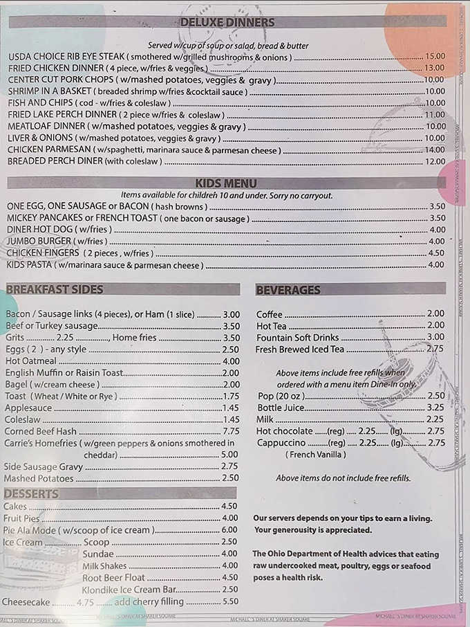 The legendary steak menu showcases Schwarz's commitment to beef perfection &ndash; a carnivore's dream spelled out in mouth-watering detail.