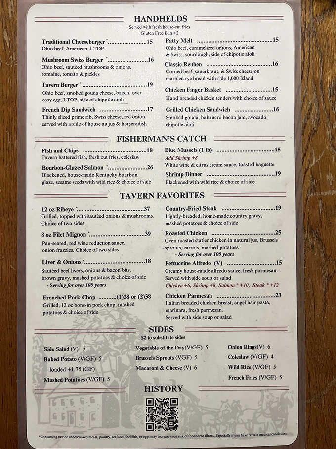 The menu reads like a love letter to American comfort food, with classics perfected over generations alongside thoughtful contemporary touches.