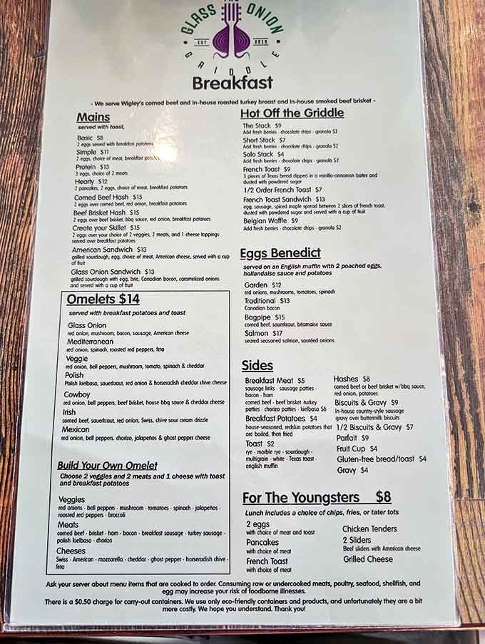 Breakfast dreams come true with options ranging from simple skillets to elaborate benedicts &ndash; decision paralysis never tasted so good!