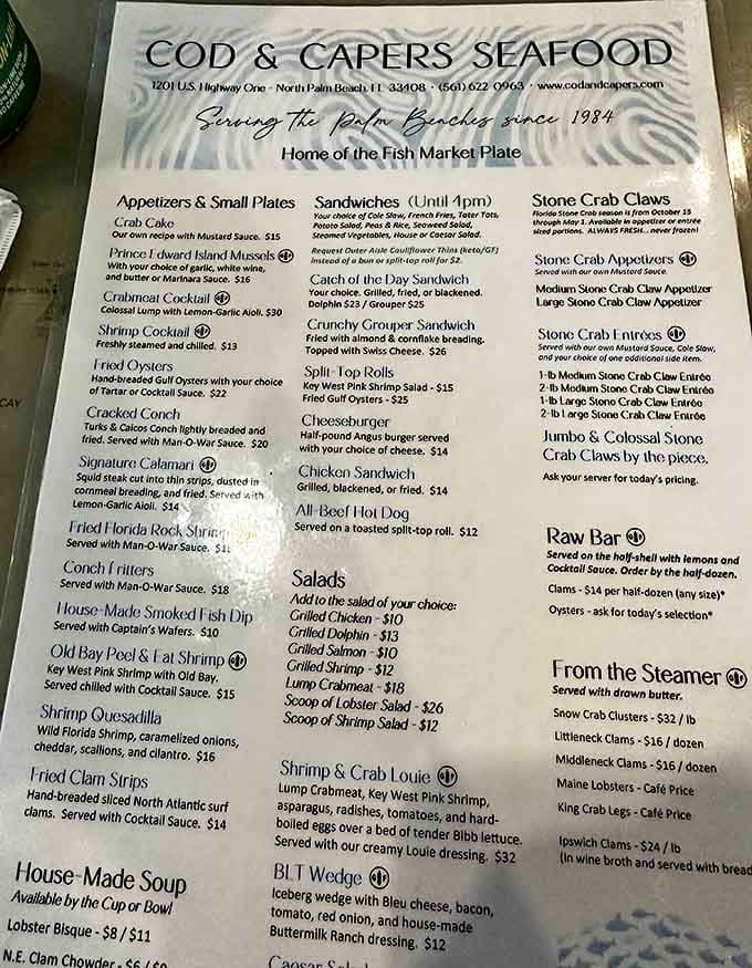 The menu reads like poetry for seafood lovers &ndash; each dish a carefully crafted love letter to the Atlantic's bounty.