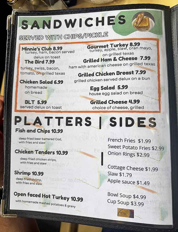 From club sandwiches to fish and chips, this menu celebrates American comfort classics executed with genuine care and skill.