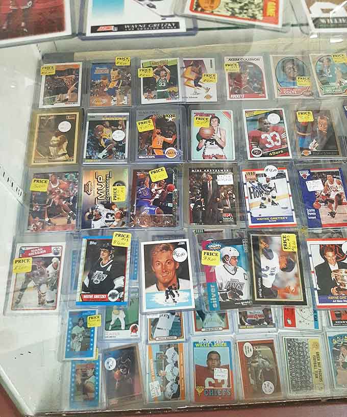 Sports cards from yesteryear showcase legends frozen in their prime&mdash;each one a tiny time capsule of athletic greatness and childhood collecting dreams.
