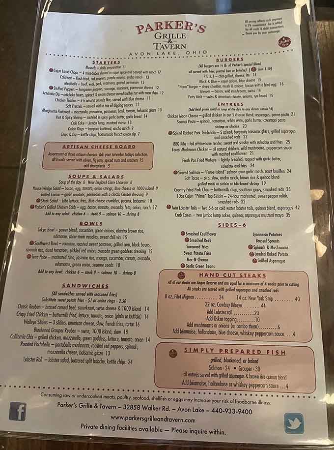 This menu reads like a greatest hits album, with prime rib playing the headlining role in this delicious concert.