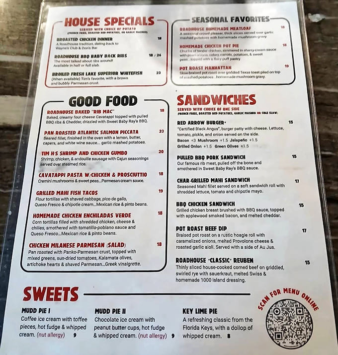 This menu reads like a greatest hits album of comfort food, from ribs to whitefish to pasta perfection.