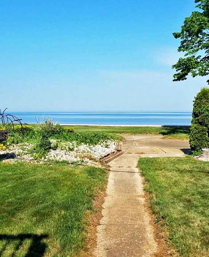 Morning coffee with this view? The lakeside vantage point offers a front-row seat to nature's daily masterpiece.