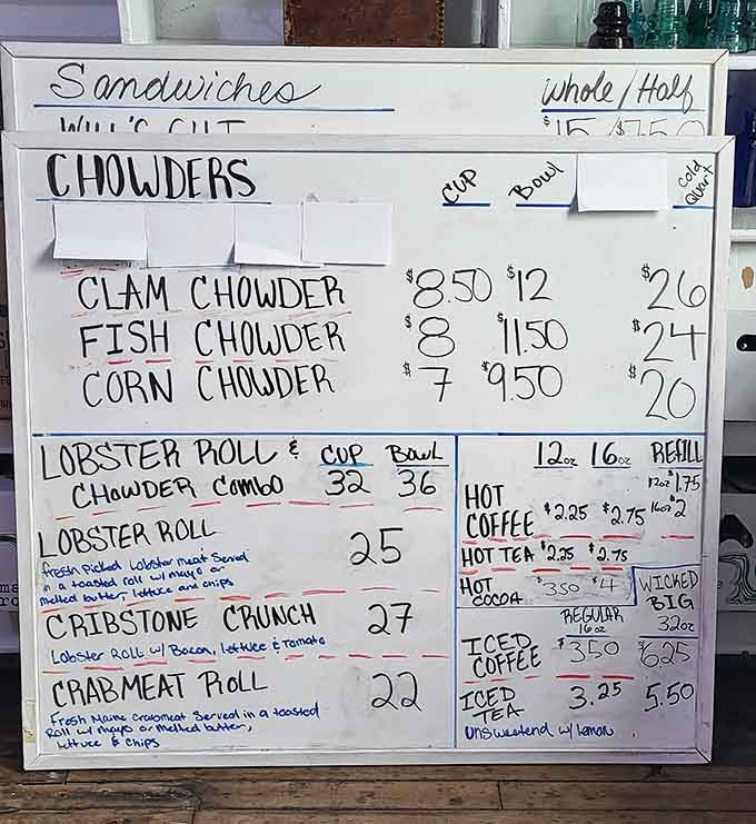 When the menu board is this straightforward, you know they're confident in what they're serving, and that confidence is well-placed.