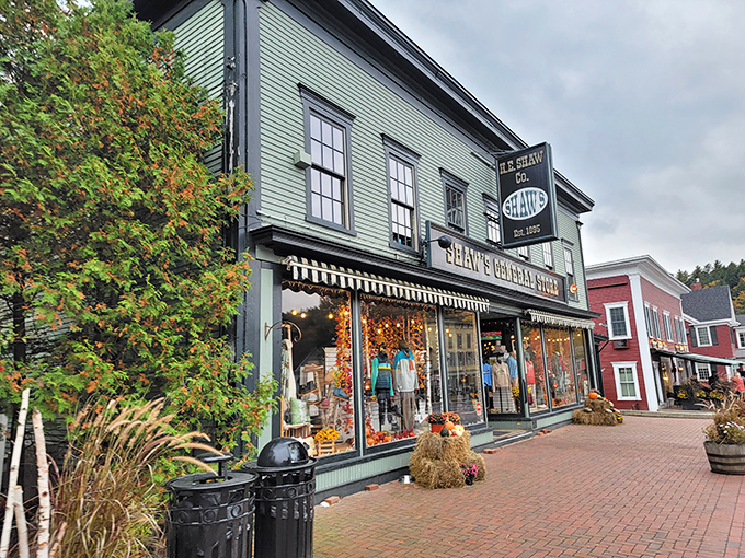 Shaw's General Store, where time stands still and shopping feels like a delightful treasure hunt through Vermont's past.