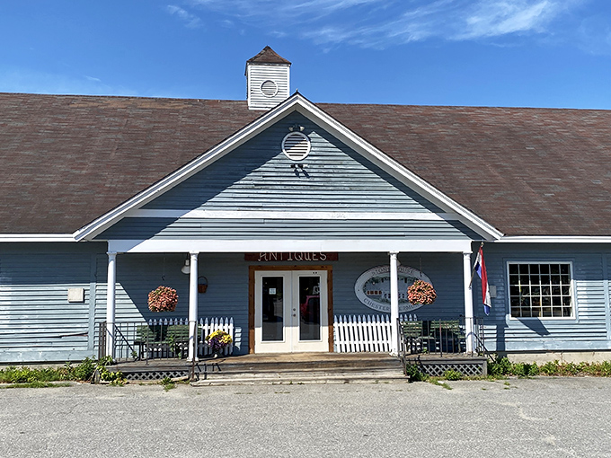 Antique hunters, prepare your wallets! This blue-sided shop houses treasures waiting to be discovered by those with a keen eye.