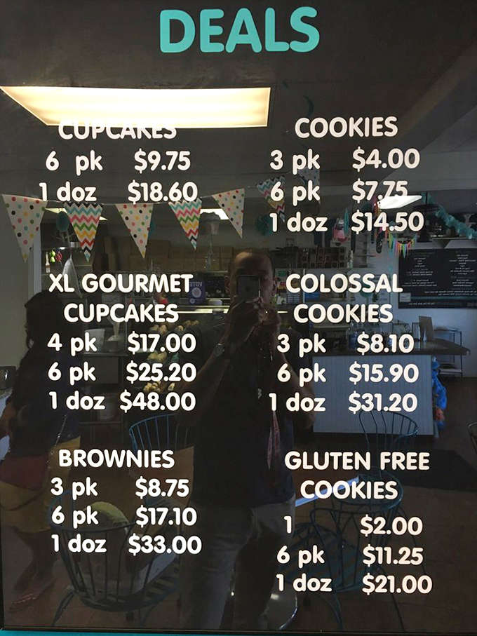 The menu board &ndash; otherwise known as "Exhibit A" in the case of Why Diets Fail. Those prices buy you more than dessert; they buy joy.