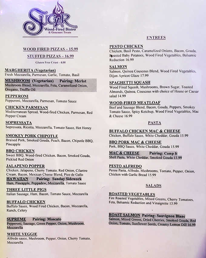 This menu reads like a greatest hits collection of comfort food elevated to art form, with enough variety to satisfy any craving.