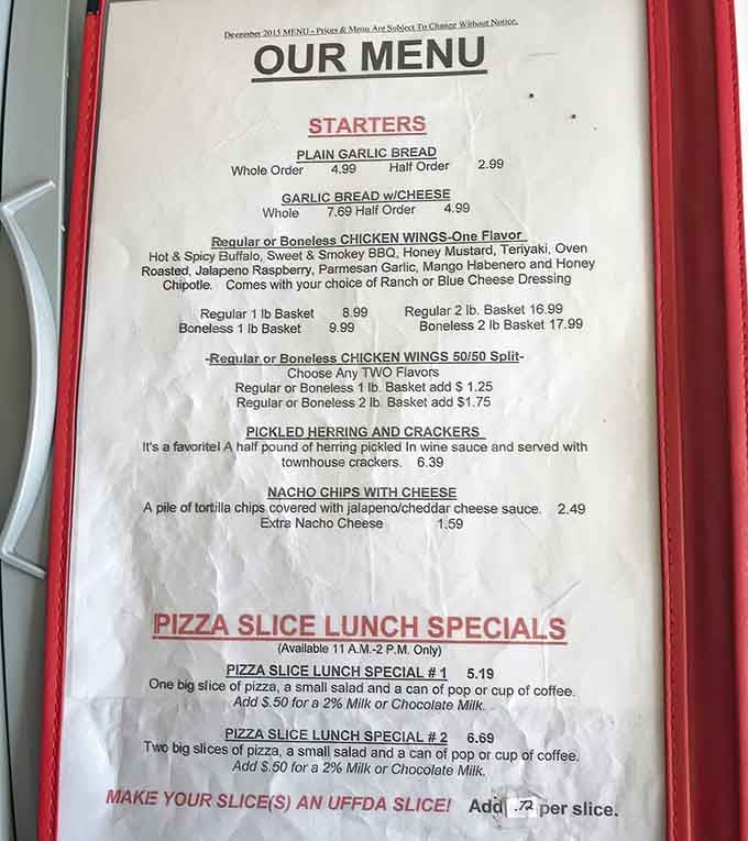 The menu offers everything from classic combinations to uniquely Minnesota creations that you won't find anywhere else in the country.