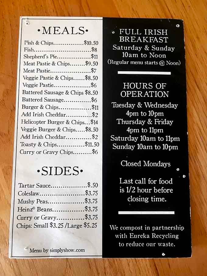 Simple menu, serious flavors: when you do fish and chips this well, you don't need fifty other options.