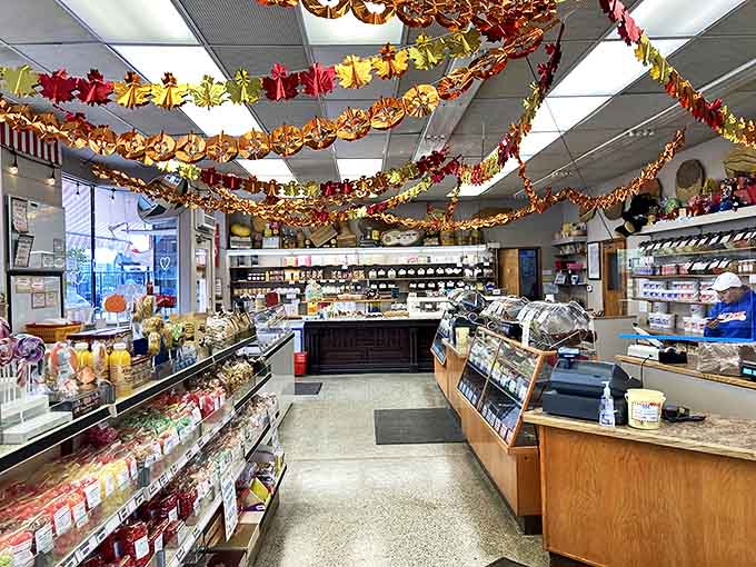 The Candy Corner offers sweet nostalgia in colorful packaging &ndash; remember when candy came with trading cards and temporary tattoos?