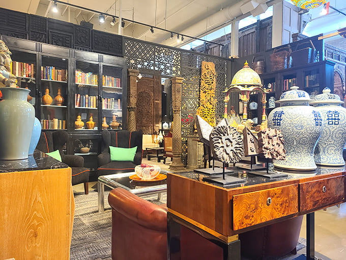 Inside, it's like someone combined a museum, an art gallery, and your design dreams into one glorious space you can actually shop.